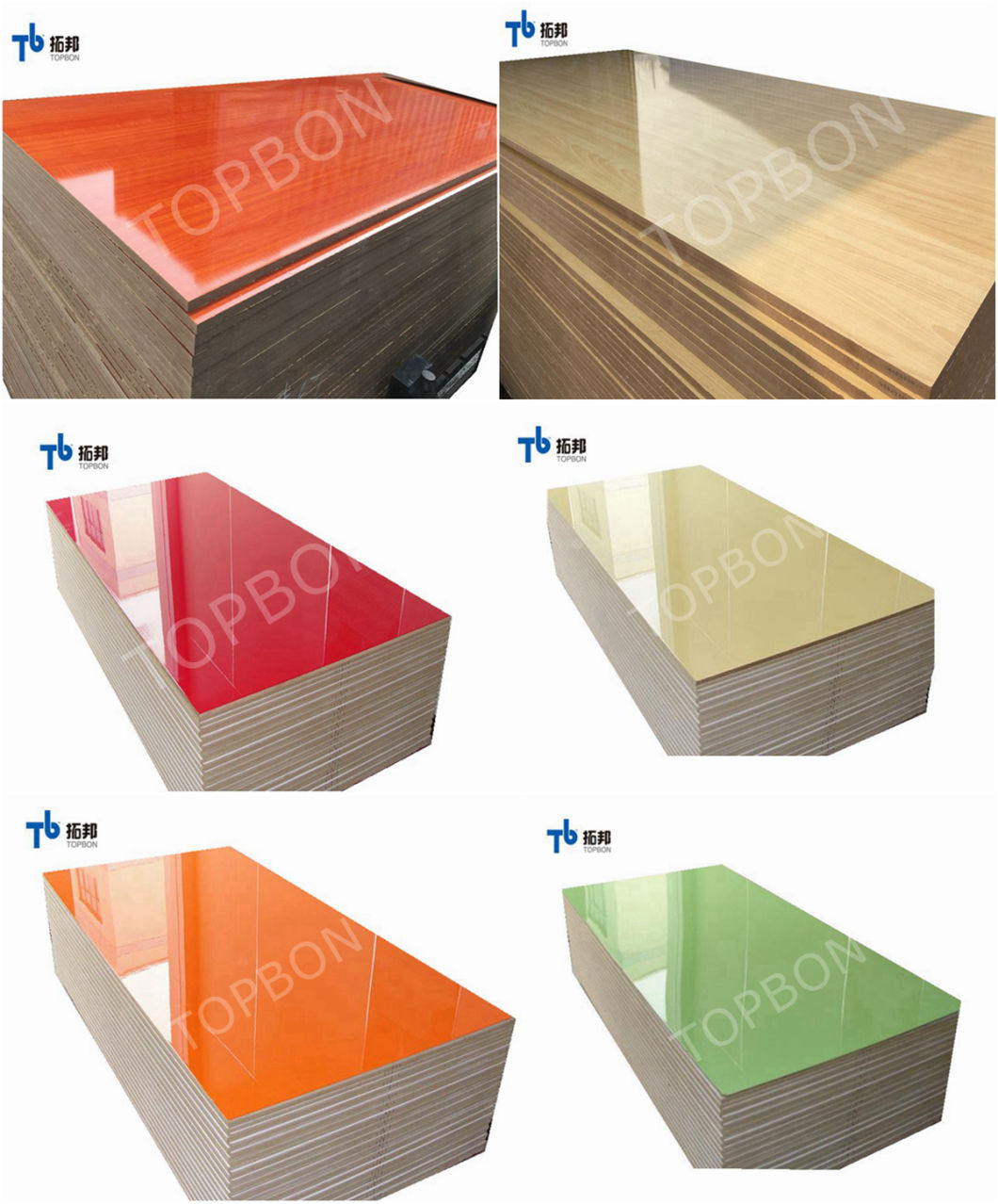 High Gloss UV Laminated MDF Board for Furniture