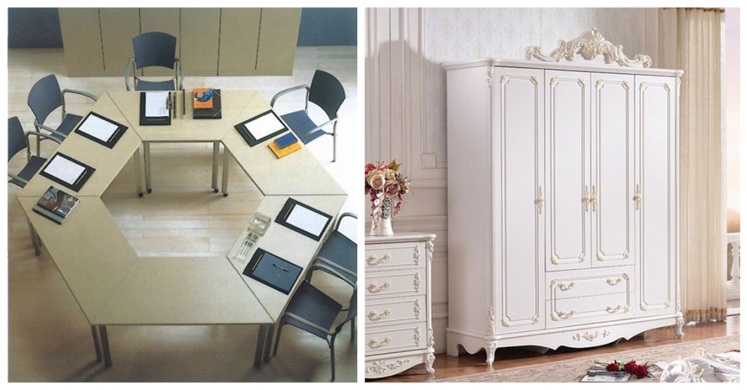 White Color Melamine MDF Board with High quality